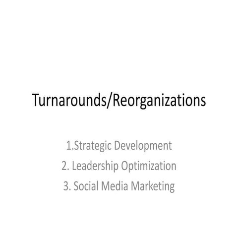 Turnarounds | PPTX