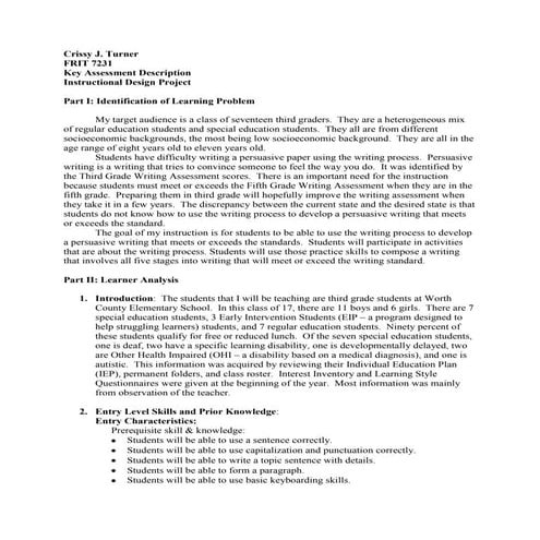 Crissy Turner - Information Literacy Lesson Plan | DOCX