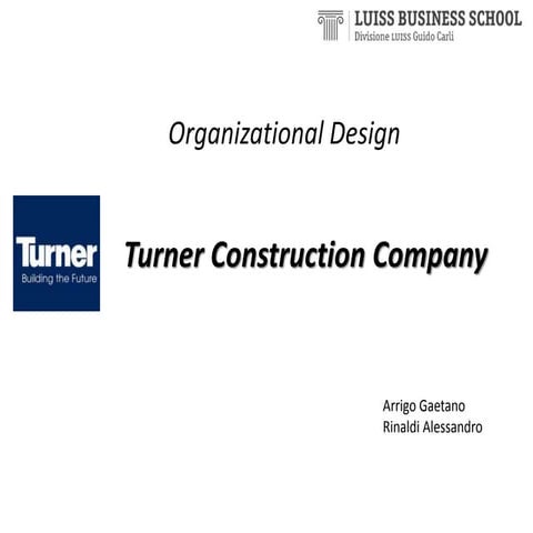 Turner construction | PPTX