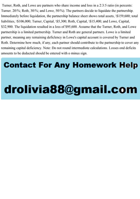 Turner, Roth, and Lowe are partners who share income and loss in a.pdf