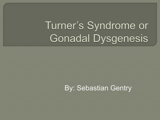 TURNER SYNDROME | PDF