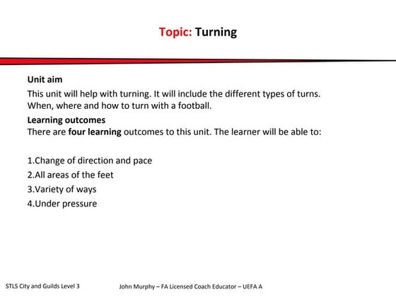 USSF "D" License Session Plan Help | PPTX | Soccer | Sports