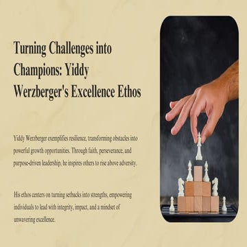 Yiddy Werzberger’s Journey from Setbacks to Strength | PDF