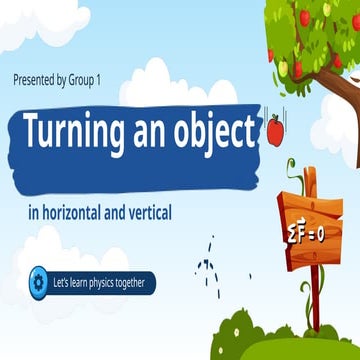 Turning an object in horizontal and vertical | PPTX