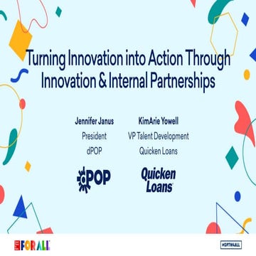 Turning innovation into action through innovation internal partnerships ...