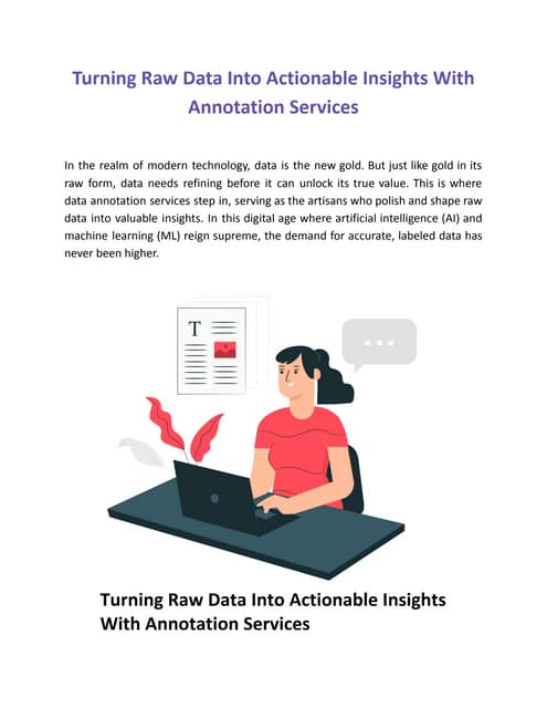 Data Annotation vs. Data Labeling What’s the Difference | PDF