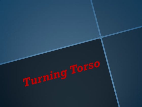 Turning Torso installation | PDF