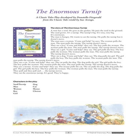 The enormous turnip story book | PPS