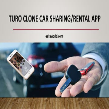 Turo Clone Car Sharing and Rental App | PPTX