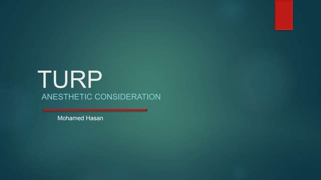 TURP | PPT