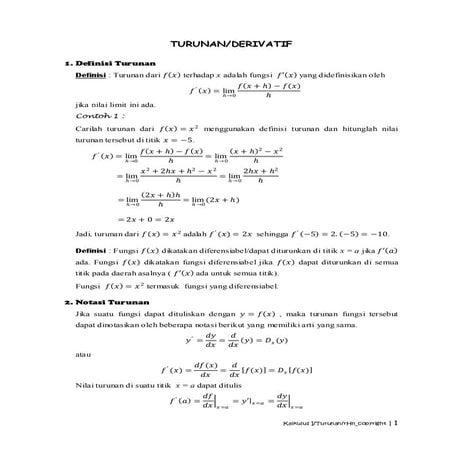 Diferensial fungsi sederhana.pptx