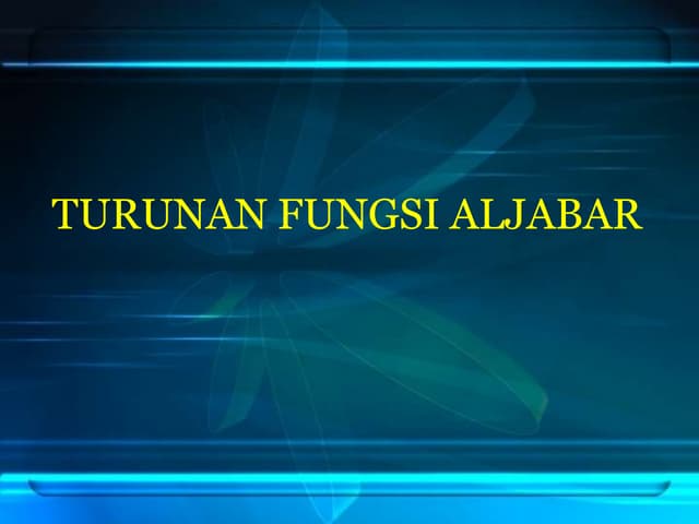 Turunan fungsi aljabar Kelas XI matematika wajib.pptx
