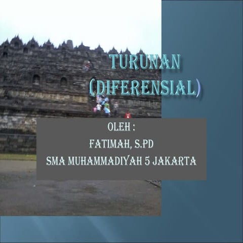 Turunan (diferensial) | PPT