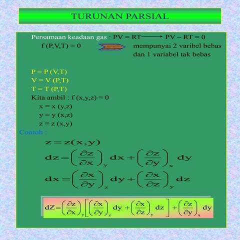 Turunan parsial (pertemuan iv) | PPTX