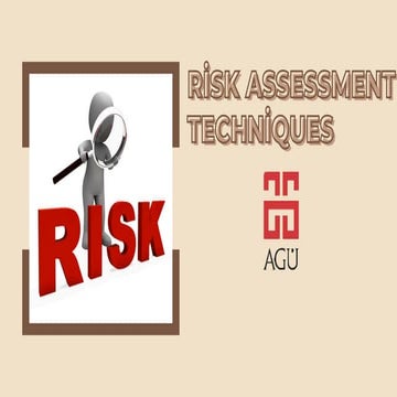 Risk Assessment techniques. Why Important | PDF