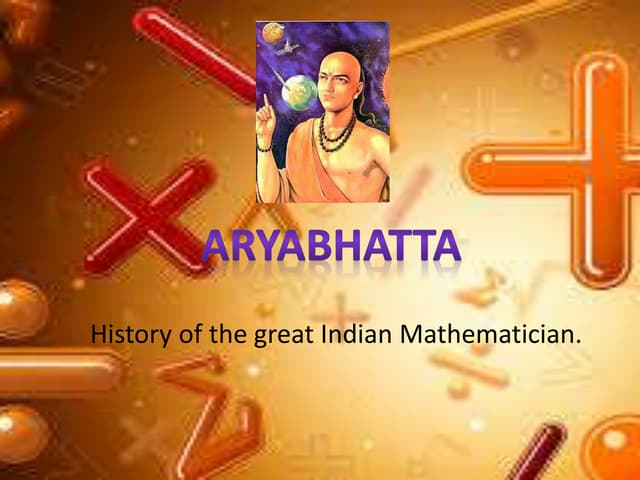 Aryabhatiya (476–550 CE). Astronomer.... | PPTX | Astrology | Religion & Spirituality