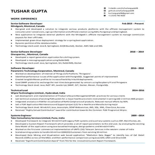 Resume | PDF