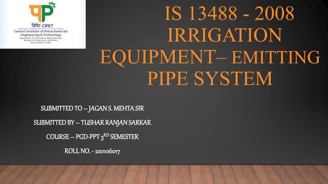 Water Mist Systems - Akshay Jangam. | PPT