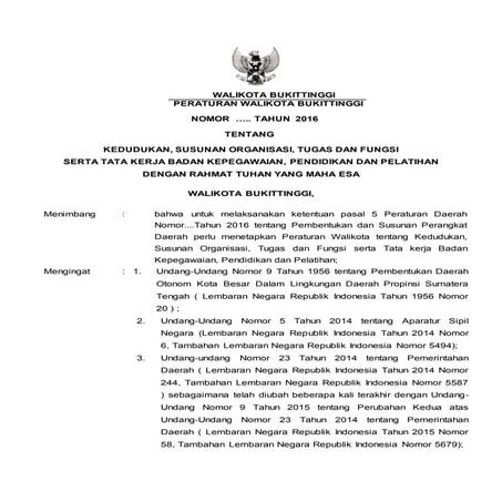 Badan kepegawaian dan pengembangan sdm | DOCX