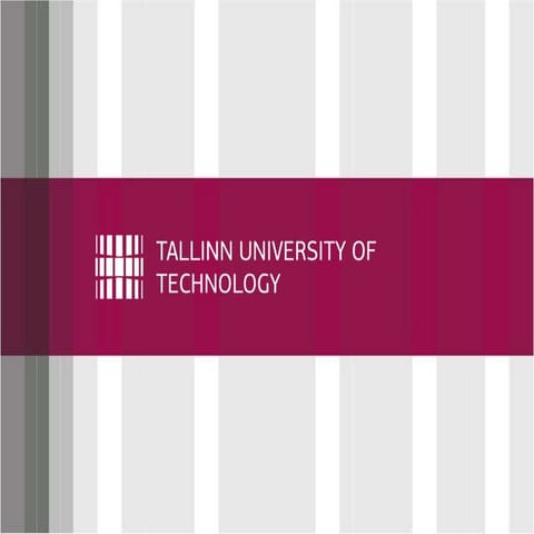 Tallinn University of Technology | PPT
