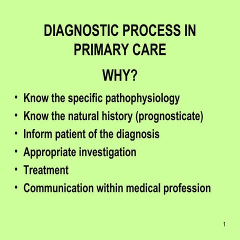 Diagnostic Process | PPT