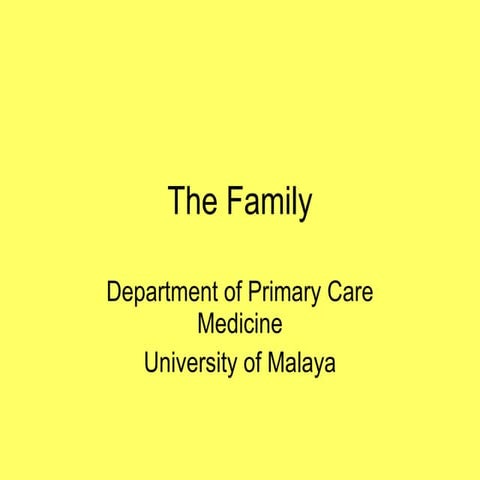 Family | PPT