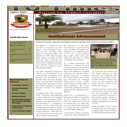 Tu times oct edition | PDF