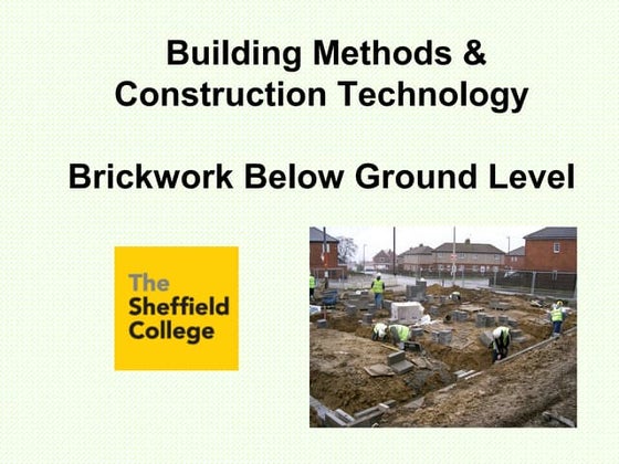 Plinth beam work procedure - checklist, protection | PDF