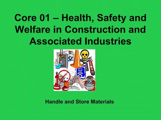 Construction site management material storage | DOC