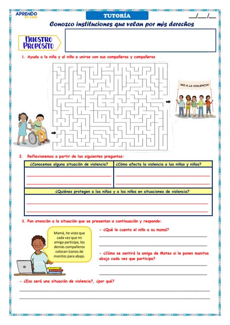 Hoja De Trabajo Sobre Derechos Humanos