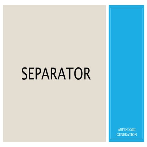 Tutorial 002-separator | PDF