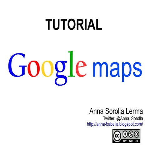 Tutorial Google Maps | ODP