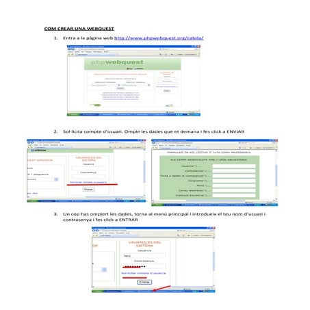 Tutorial de la Webquest | PDF
