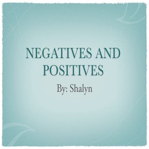 Positive and Negative Numbers Math Presentation in Blue Yellow Flat ...