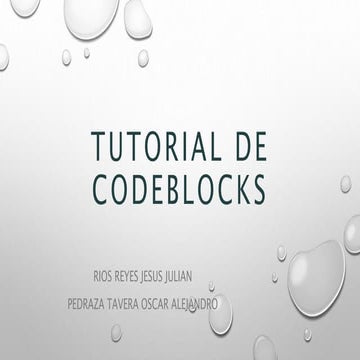 Manual Code::Blocks lenguaje C++ | PDF