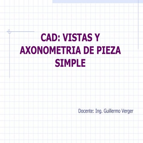 Tutorial CAD 3D vistas axonometria | PPS