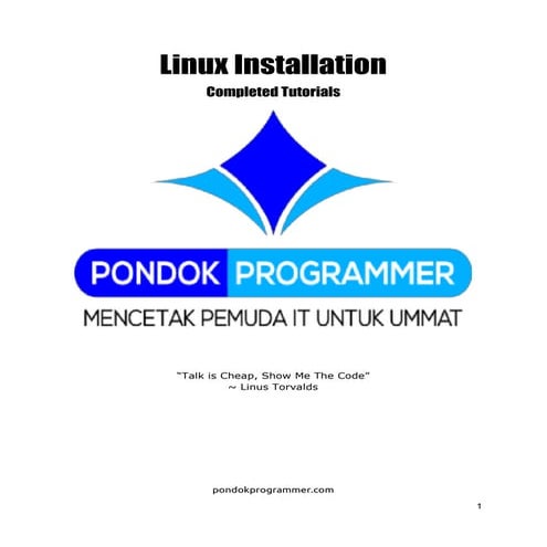 Tutorial Cara Instalasi Ubuntu Linux Lengkap | PDF