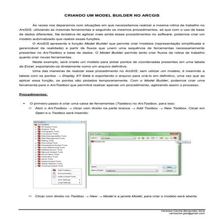 Tutorial criando-model-builder-arc gis | PDF