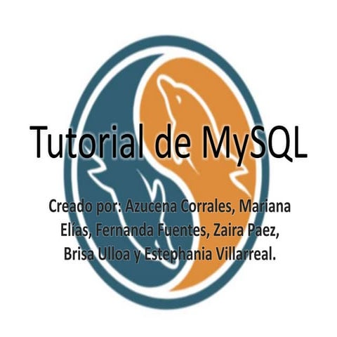 Tutorial de MySQL | PPTX | Databases | Computer Software and Applications