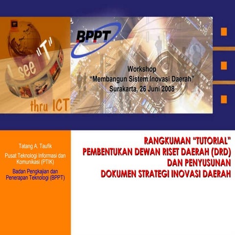 Tutorial DRD di Surakarta 26 Juni 2008 | PPT