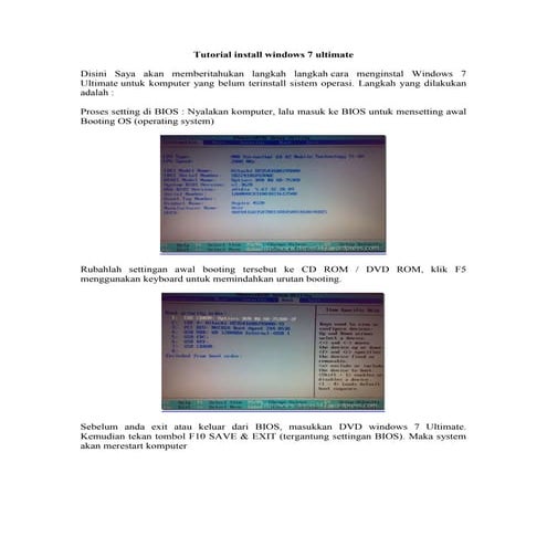 Tutorial install-windows-71 | PDF
