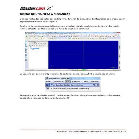 Tutorial mastercam-2 | PDF