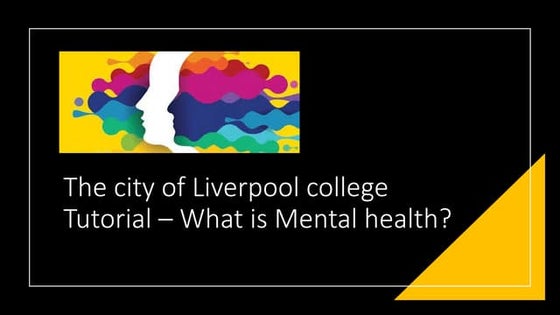 Mental Health Awareness | PPTX