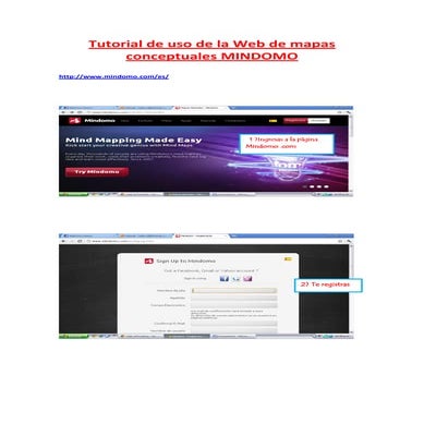 Tutorial mindomo | PDF