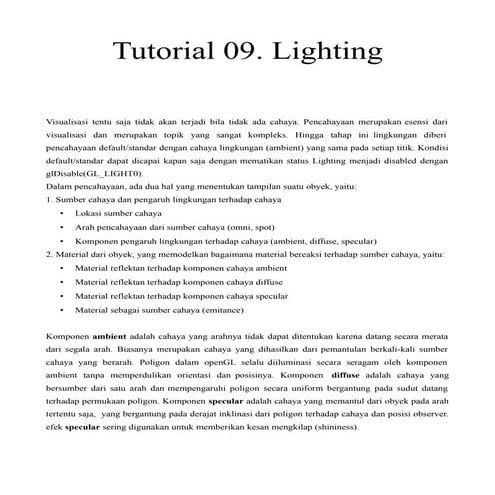 Open GL Tutorial09 | PDF