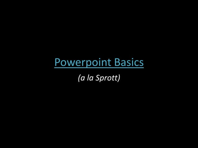 Tutorial 1 - PPT Skills! | PPT Tutorial 1 - PPT Skills! | PPT