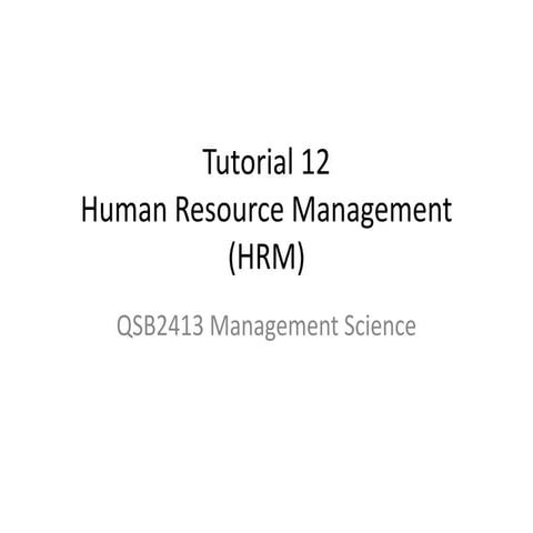 MS Tutorial 12 hrm | PPTX