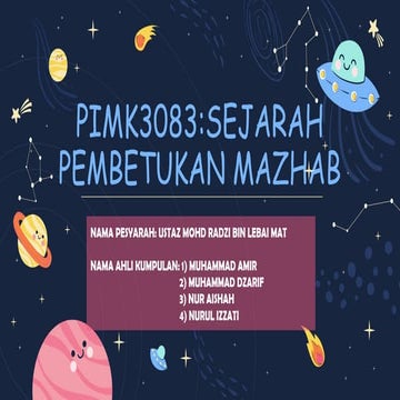 Tutorial 1 KELAS TAHUN (Sejarah Pembetukan Mazhab).pptx