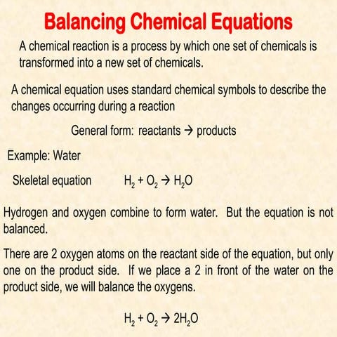 Tutorial 2- Balancing Chemical Equations.ppt
