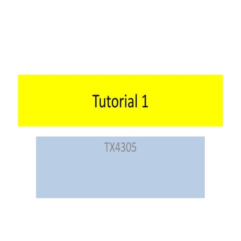 Tutorial%25201%2520 tx4305%5b1%5d | PPT